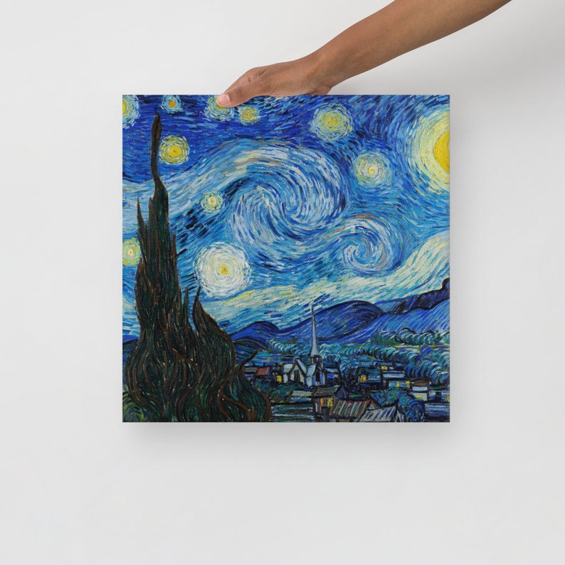 Starry Night Canvas Print - Etsy