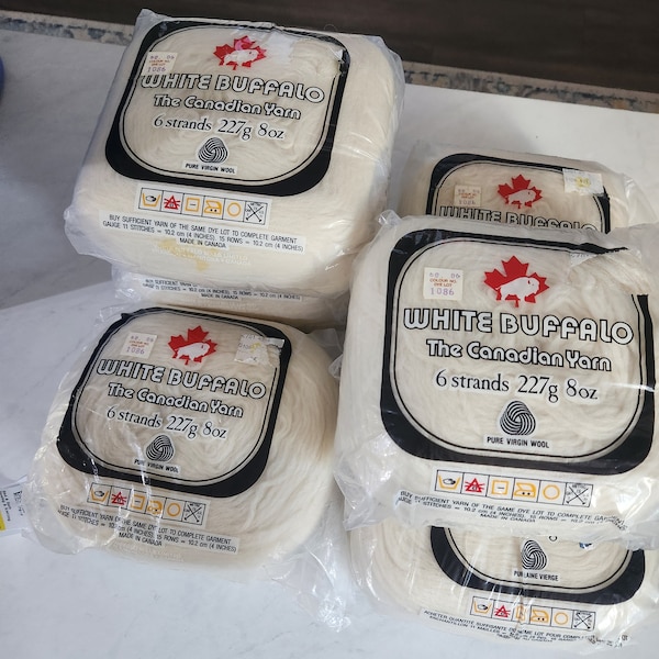 White Buffalo Wool - Etsy