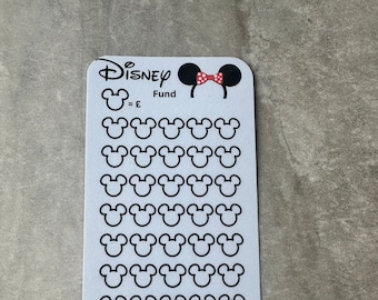 Vacation Fund Savings Tracker Printable Disney Vacation Savings Tracker ...