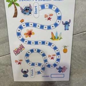 Stitch Reward Chart - Etsy