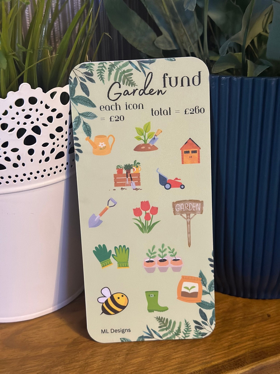 Garden Fund Savings Tracker - Etsy
