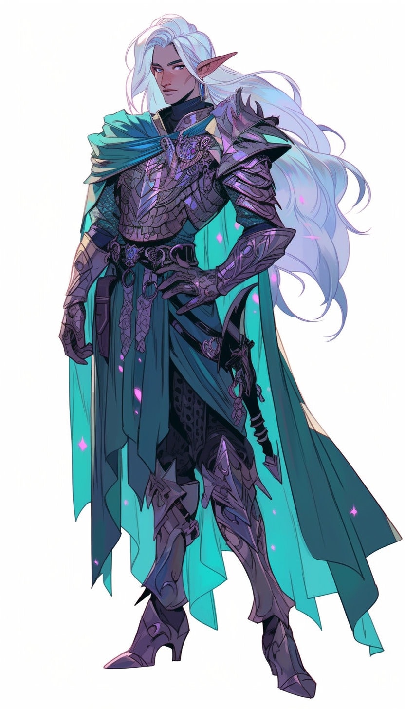 Custom Dnd Character Art Full-body Hero Illustration RPG Character ...