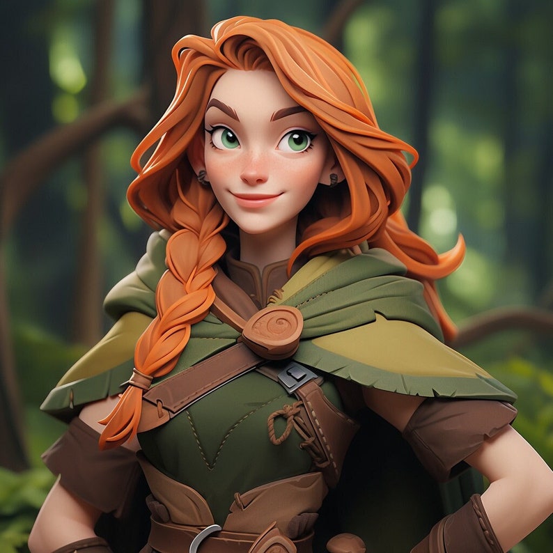 Custom Dnd Character Design 3D Cartoon Character Render Fantasy Video ...