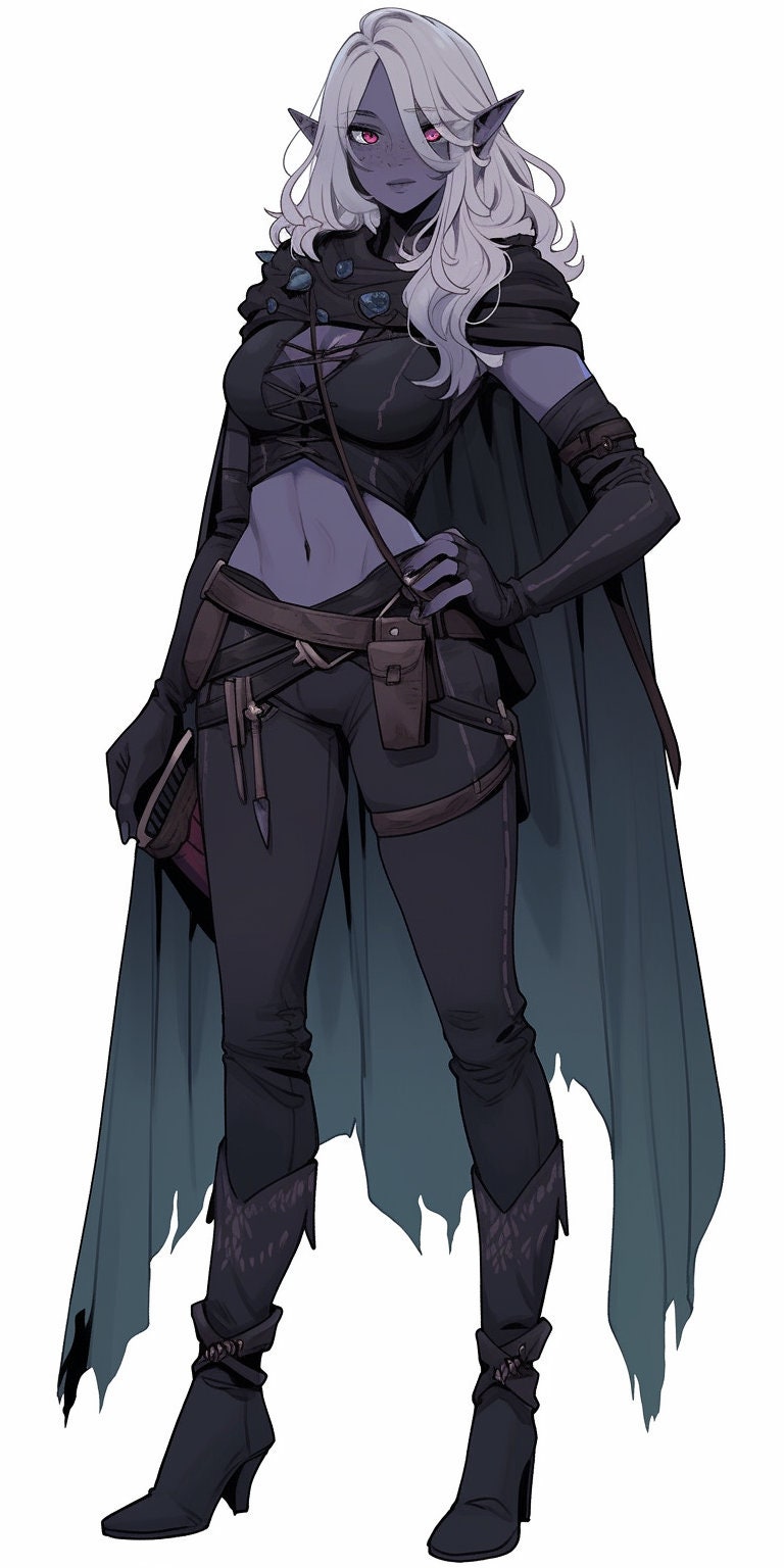 Custom Dnd Character Art Full-body Hero Illustration RPG Character ...