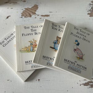 Vintage Peter Rabbit Mini Books Set • Beatrix Potter Collectible ...