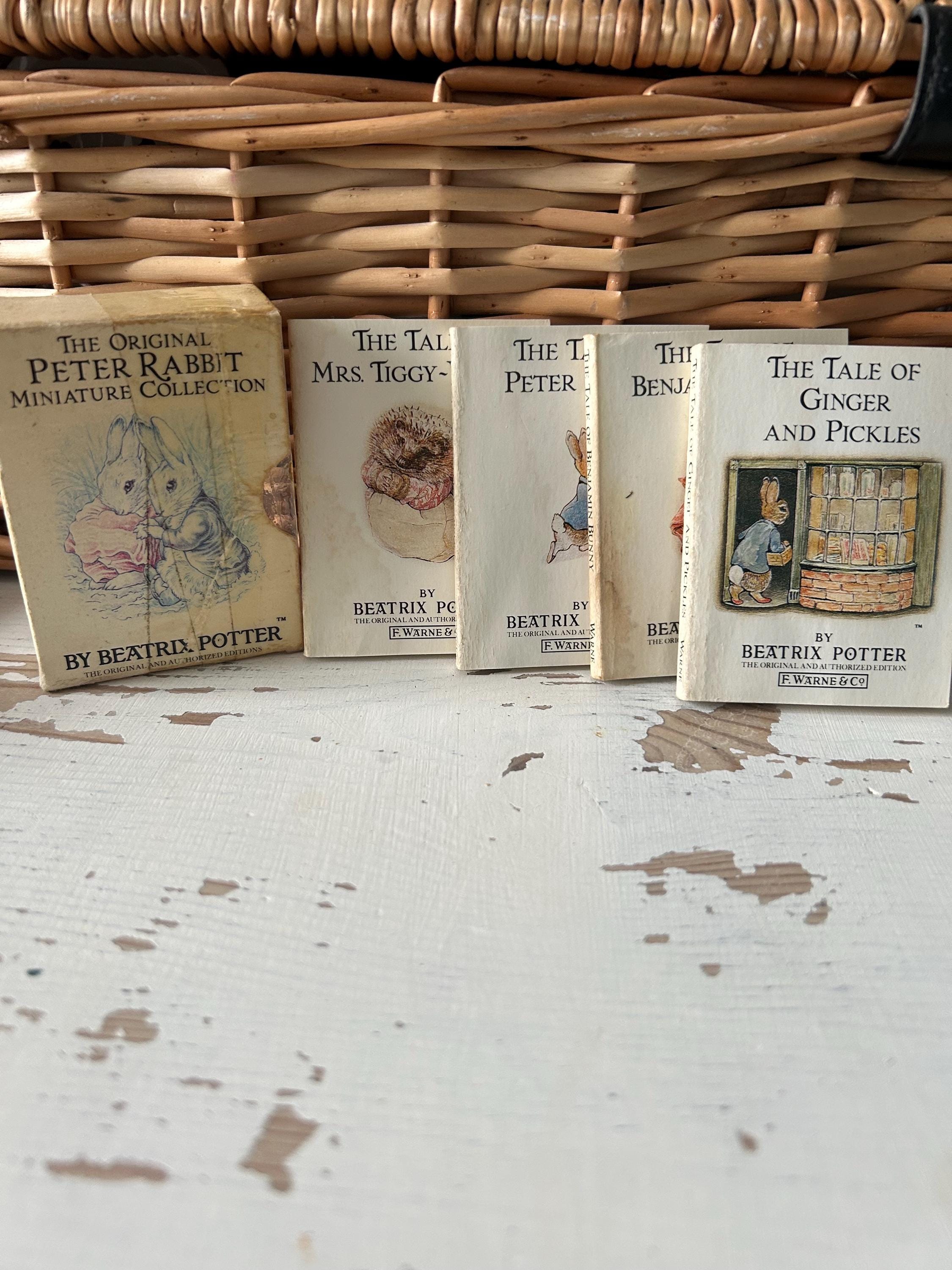 Vintage Peter Rabbit Mini Books Set • Beatrix Potter Collectible ...