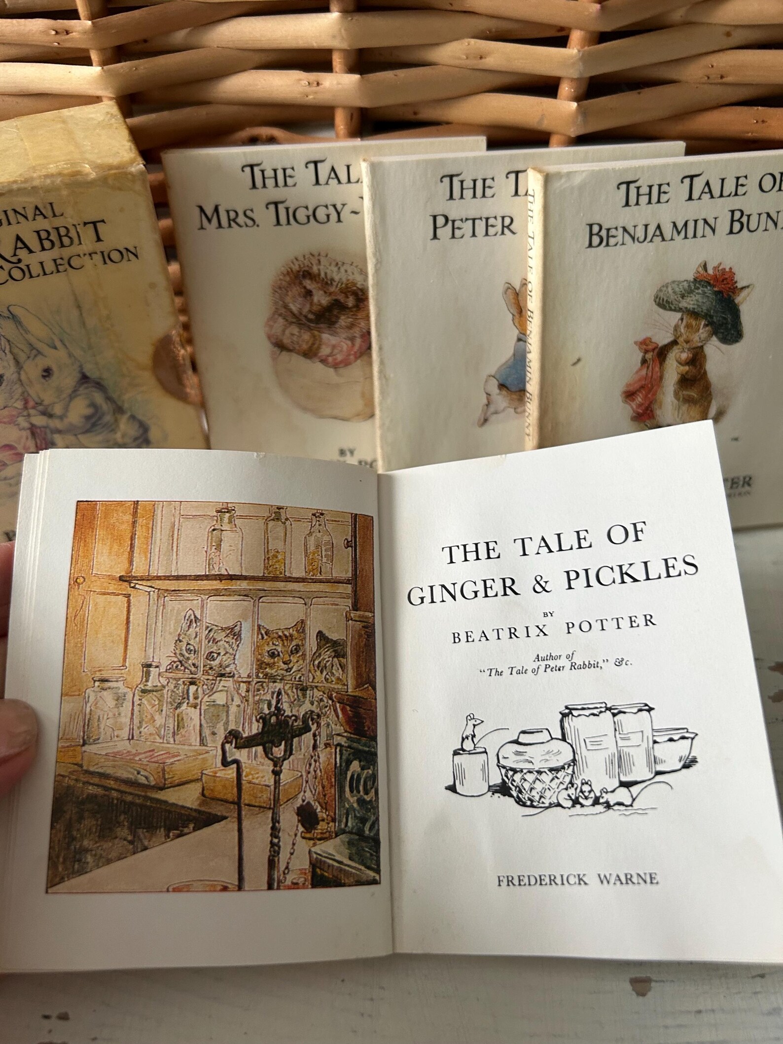 Vintage Peter Rabbit Mini Books Set • Beatrix Potter Collectible ...