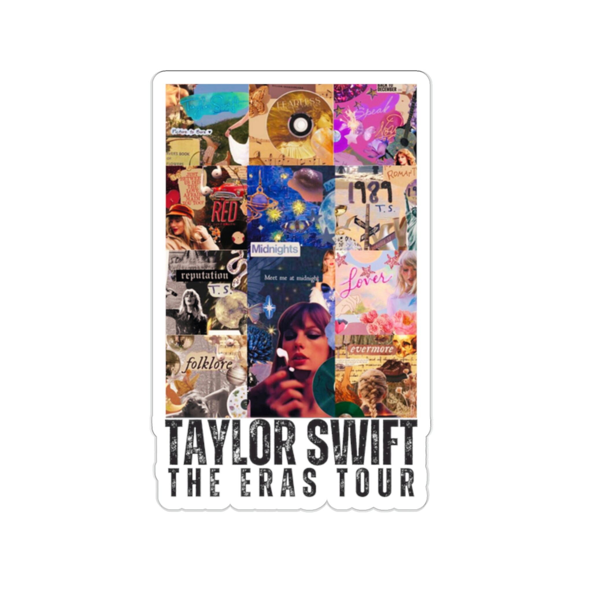 Eras Tour Albums Sticker the Eras Tour Stickers Taylor - Etsy Hong Kong