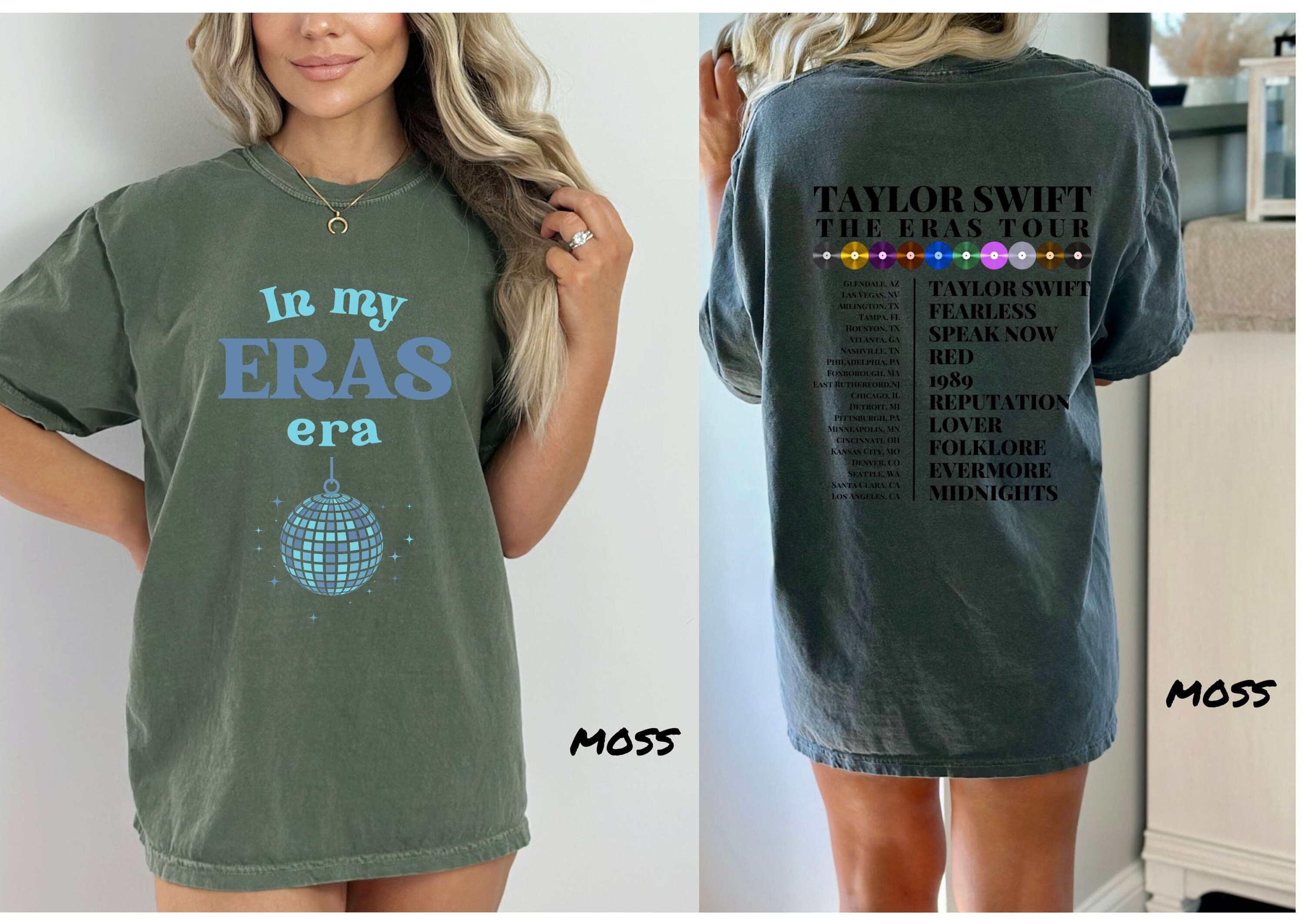 Eras Tour Shirt Tour Locations In My Eras Era Designed & Sold By Maudie