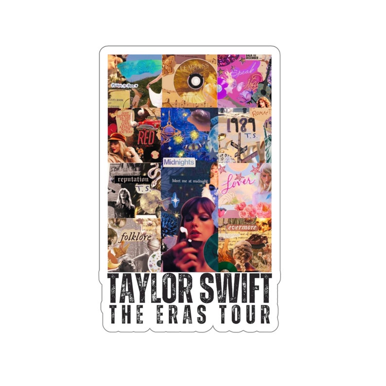 Eras Tour Albums Sticker the Eras Tour Stickers Taylor - Etsy Hong Kong