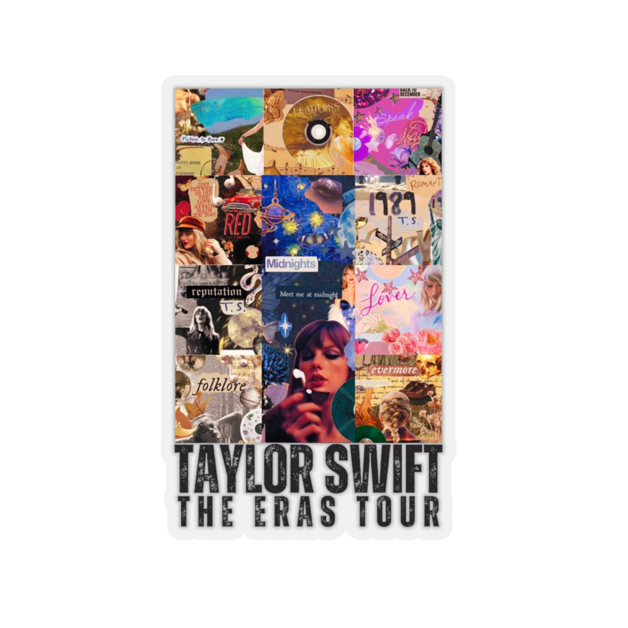 Eras Tour Albums Sticker the Eras Tour Stickers Taylor - Etsy Hong Kong