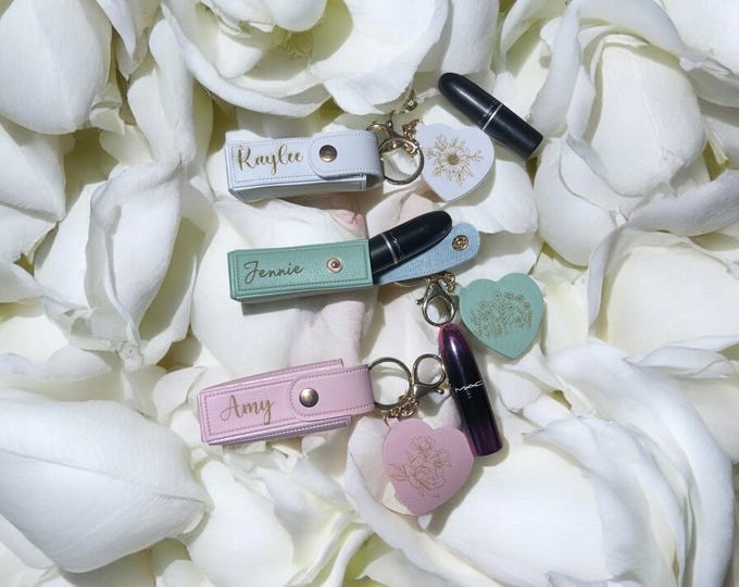 Bucket Keychain, Lipstick, Key Fob Holder - Etsy