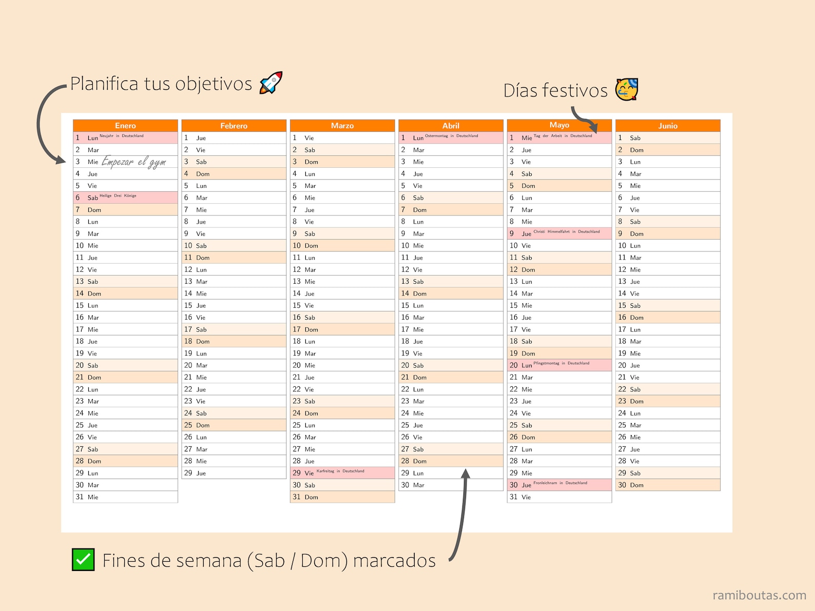 Calendario 2024 Madrid España, Calendario De Año Completo, Calendario ...