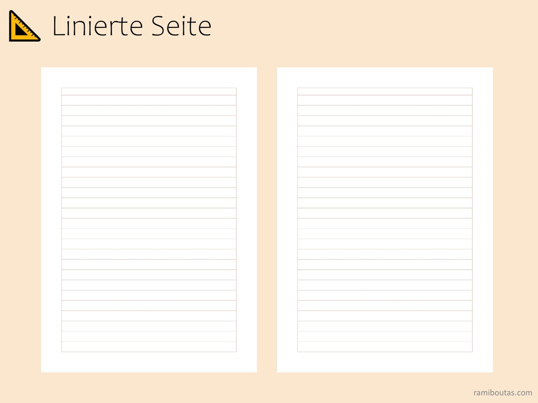 Lined Paper & Grid Paper: A3-A5, ANSI Sizes (digital Download) - Etsy