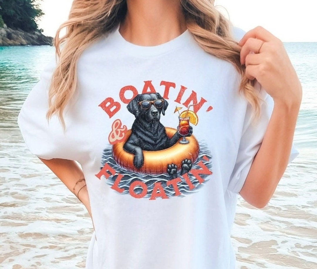 Boatin and Floatin, Dog, Black Lab, Lake, Drink, Tubing, River, Pontoon ...