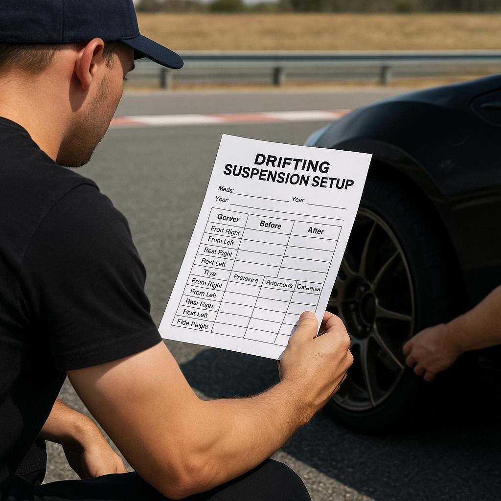 Suspension Tuning Chart for Track Day or Drifting - Etsy