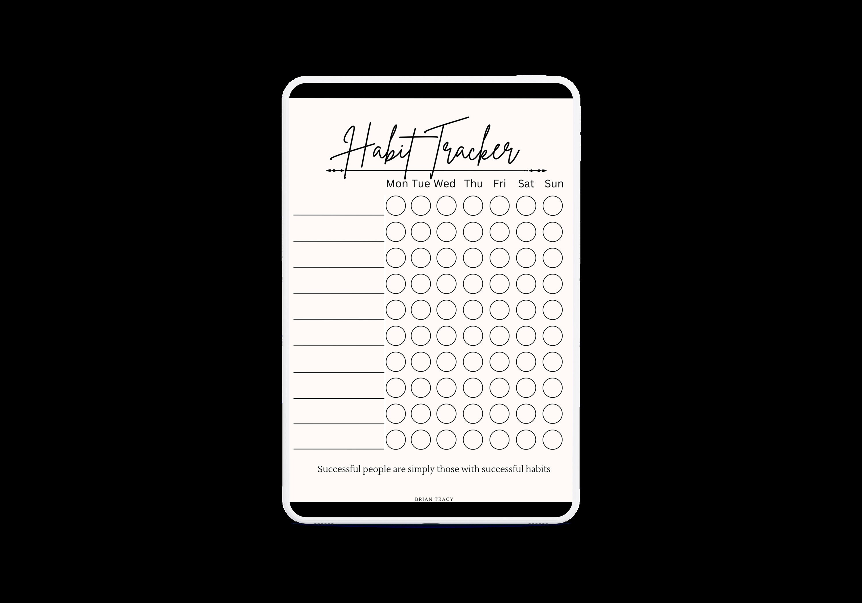 Habit Tracker| Routine Tracker| Daily Tracker| Organiser| Minimalist ...