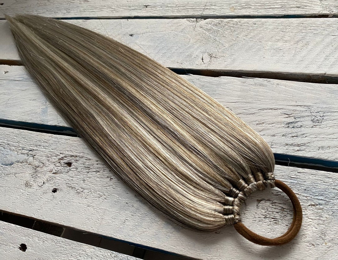 ICED CAPPUCCINO Ponytail Extension on Elastic Band, Sythetic Hair Extension 18/24/28 Inch, Wig ...