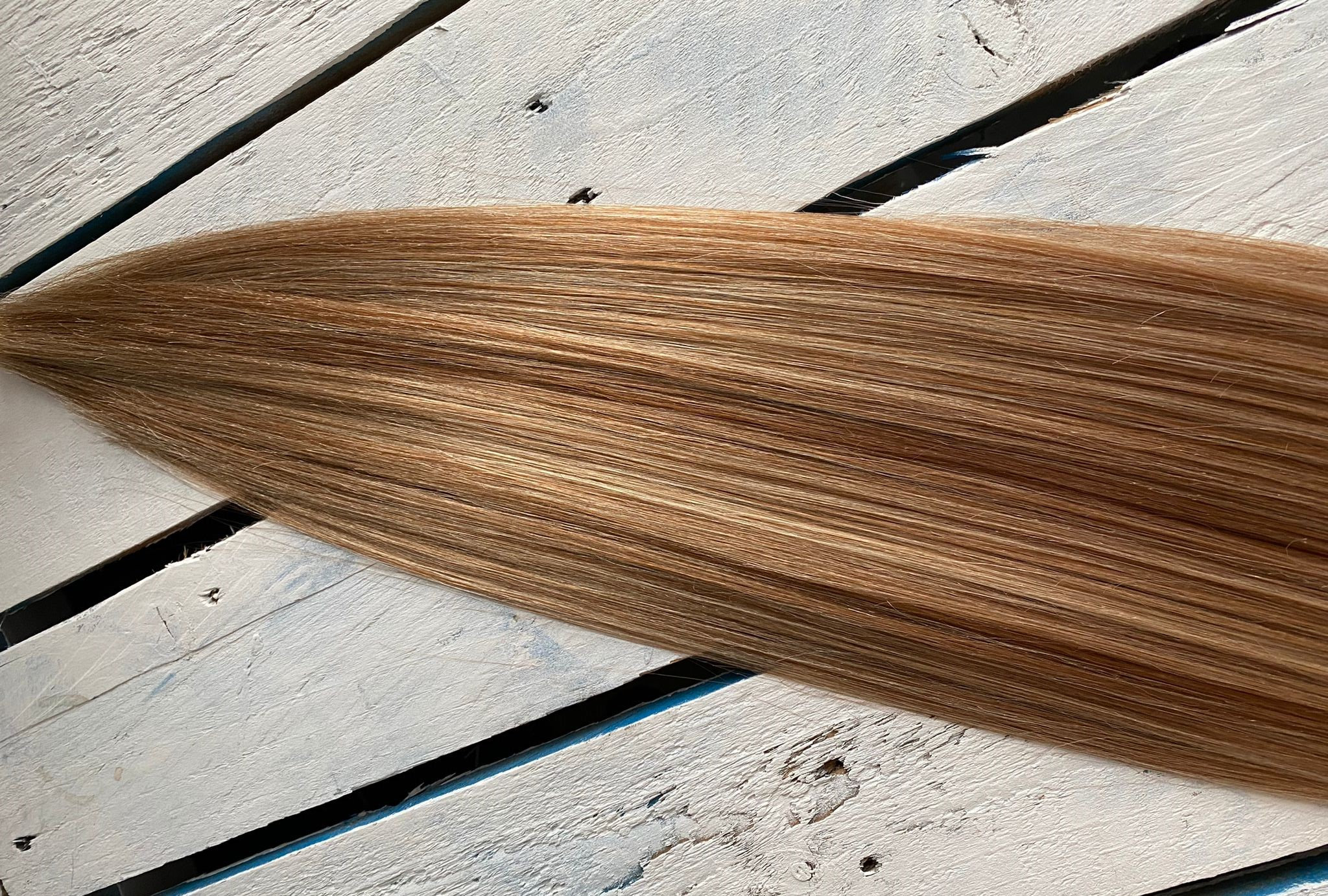 STRAWBERRY BLONDE Ponytail Extension on Elastic Band, Sythetic Hair ...