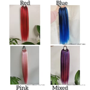 Ponytail Extension Color Customization, I Will Mix Your Color! Fake ...