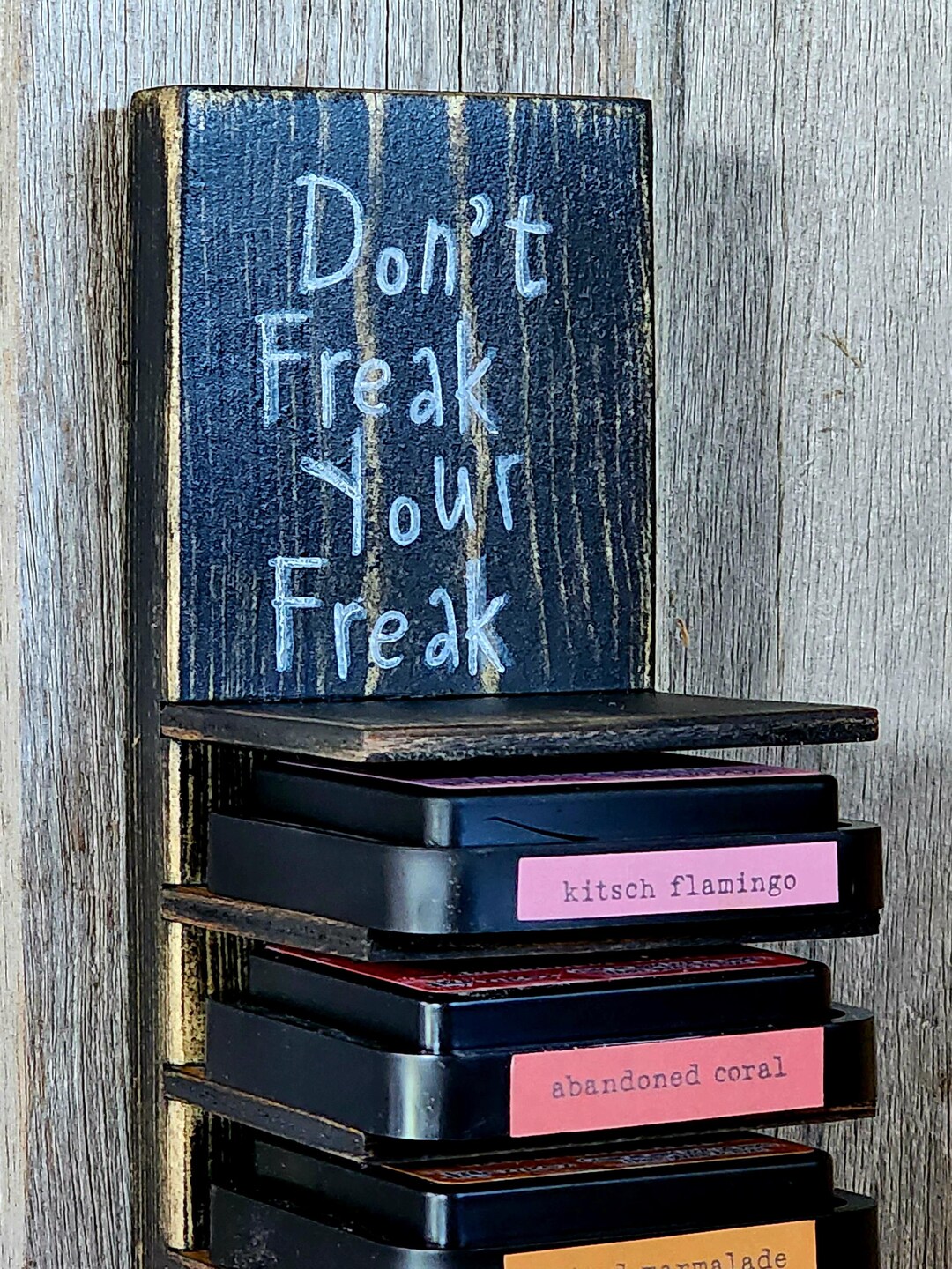 Wall Mounted Ink Pad Holder Fits Tim Holtz Distress Ink, Distress Oxide ...