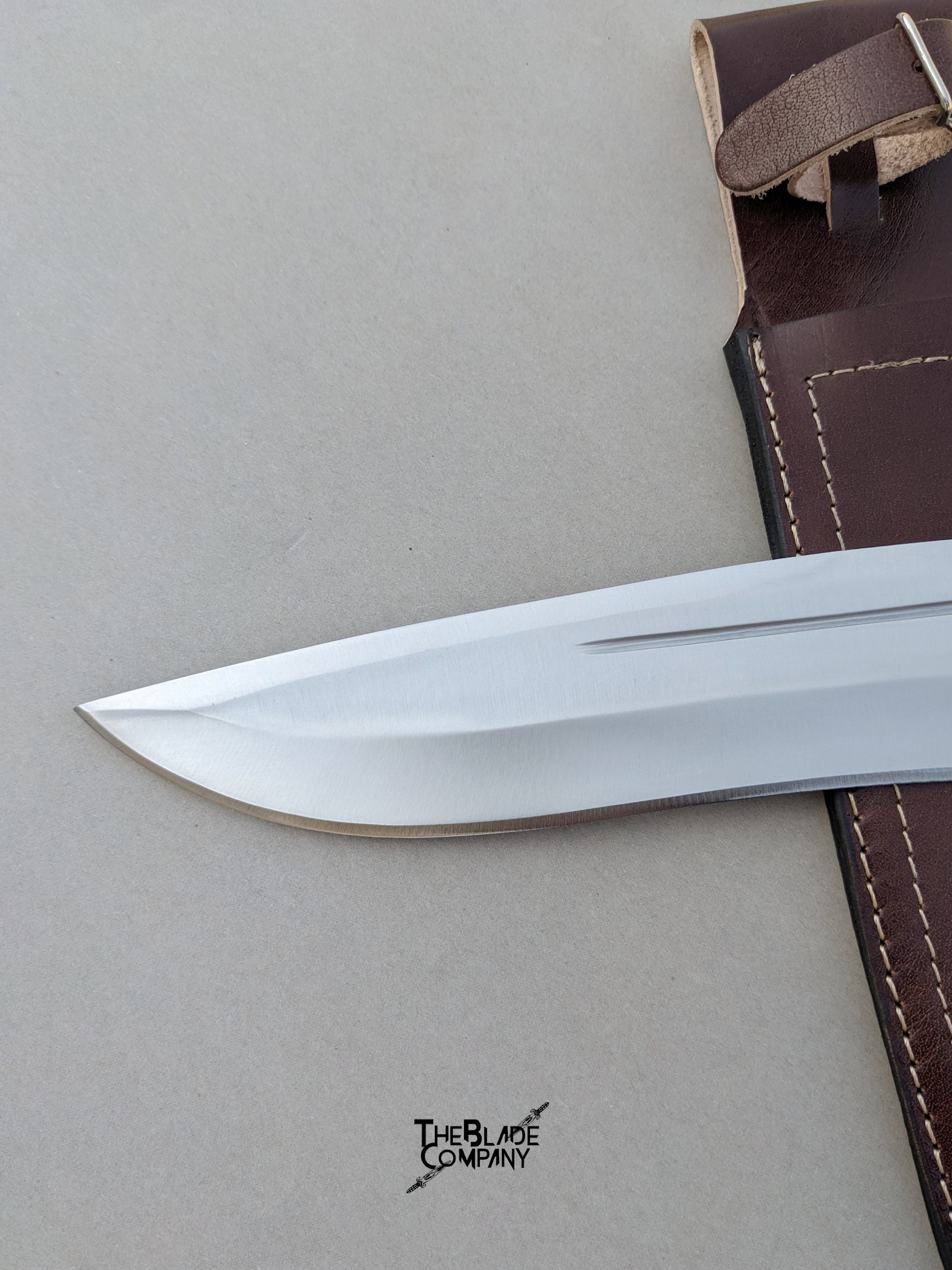 Seraphim Falls Bowie: MUELA MAGNUM 26 Real Stag Antler Handle Fixed ...