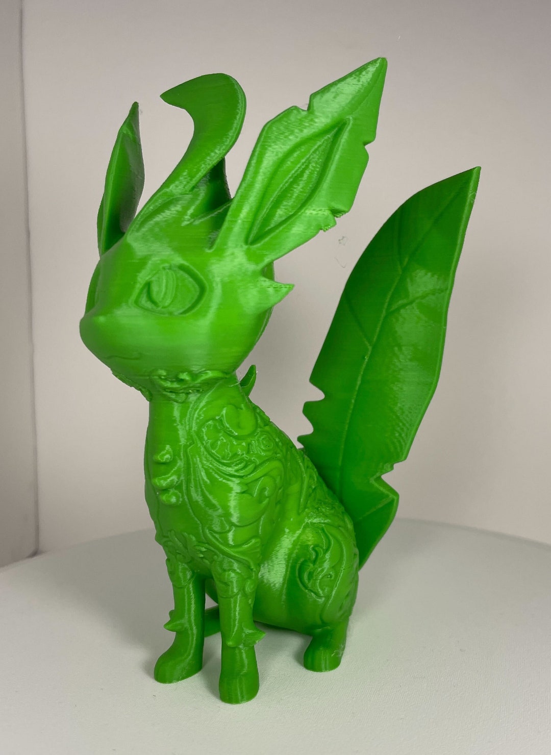 3D Printed Ornamental Leafeon Pokemon Birthday Gift, Custom Anime ...