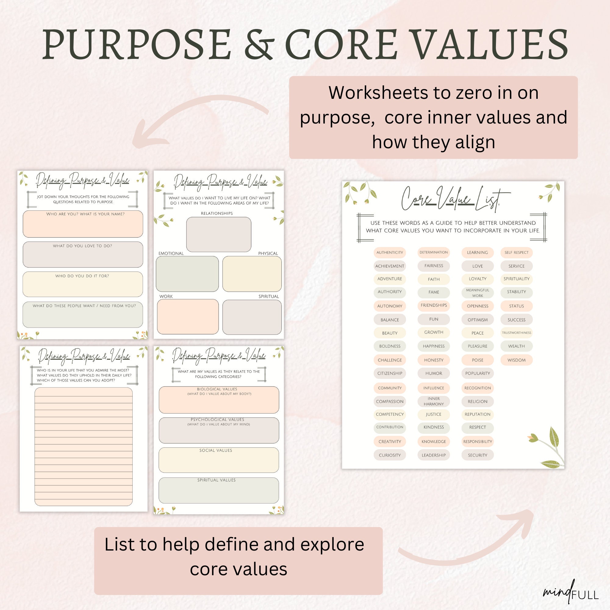 Anxiety Printable Worksheets Self Care Printable Planner Anxiety ...