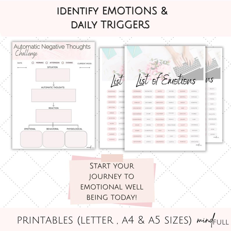 Self-discovery Workbook: Identity & Emotional Check-in Journal (PDF ...