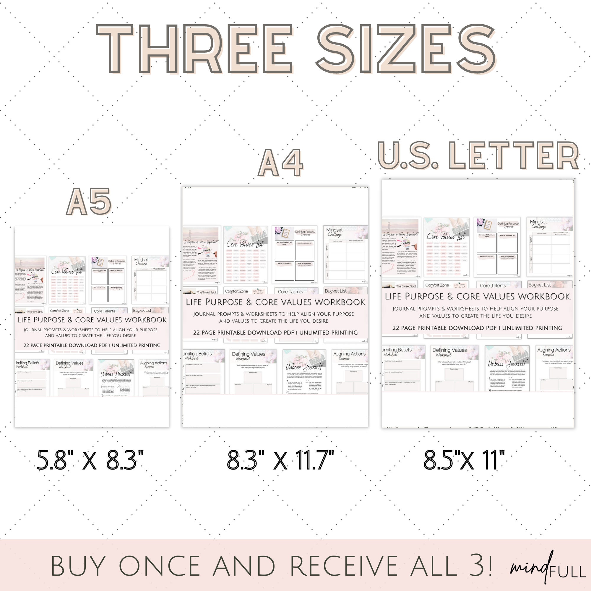 Core Values Worksheets, Core Values List, Values Clairfication, Self ...