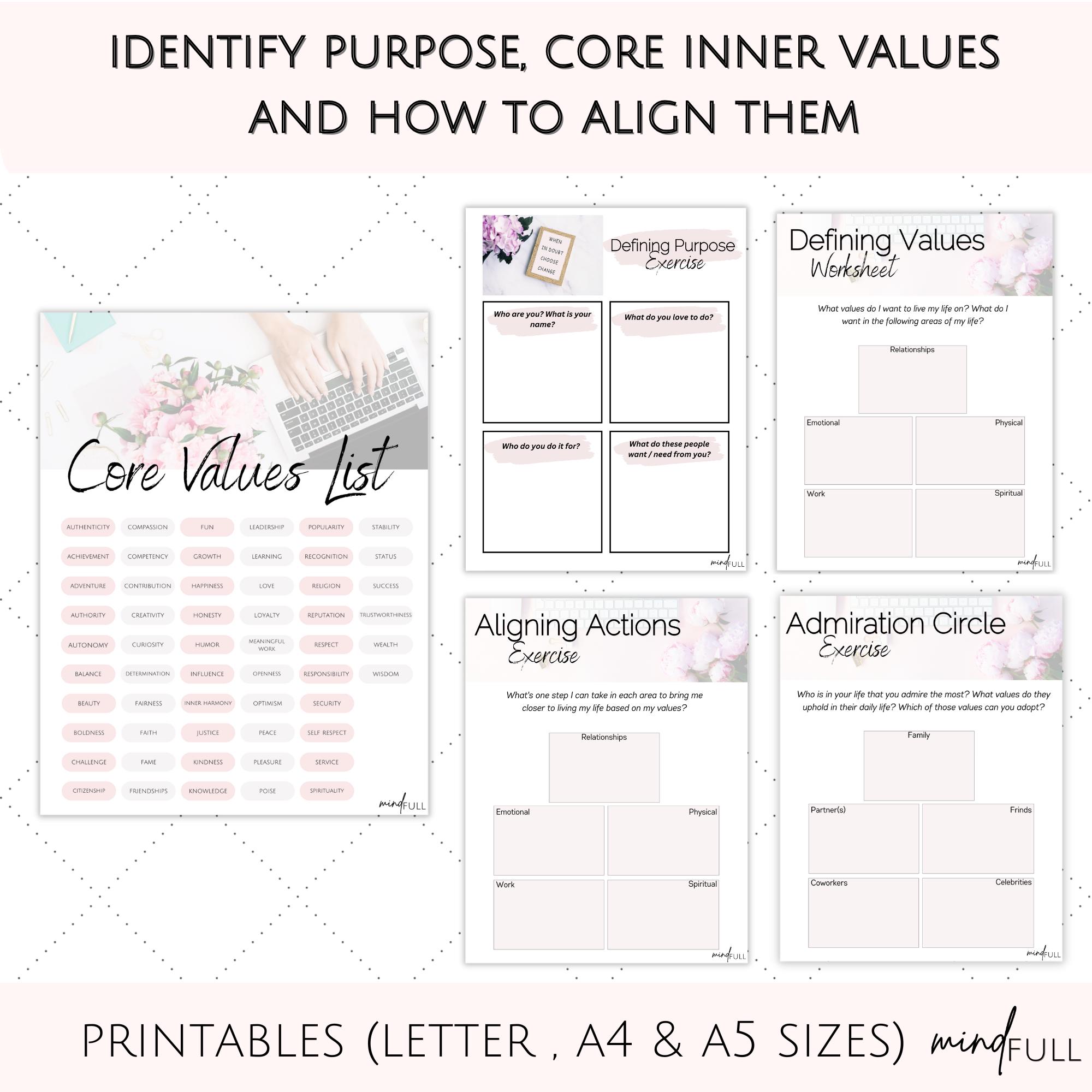 Self-discovery Workbook: Identity & Emotional Check-in Journal (PDF ...