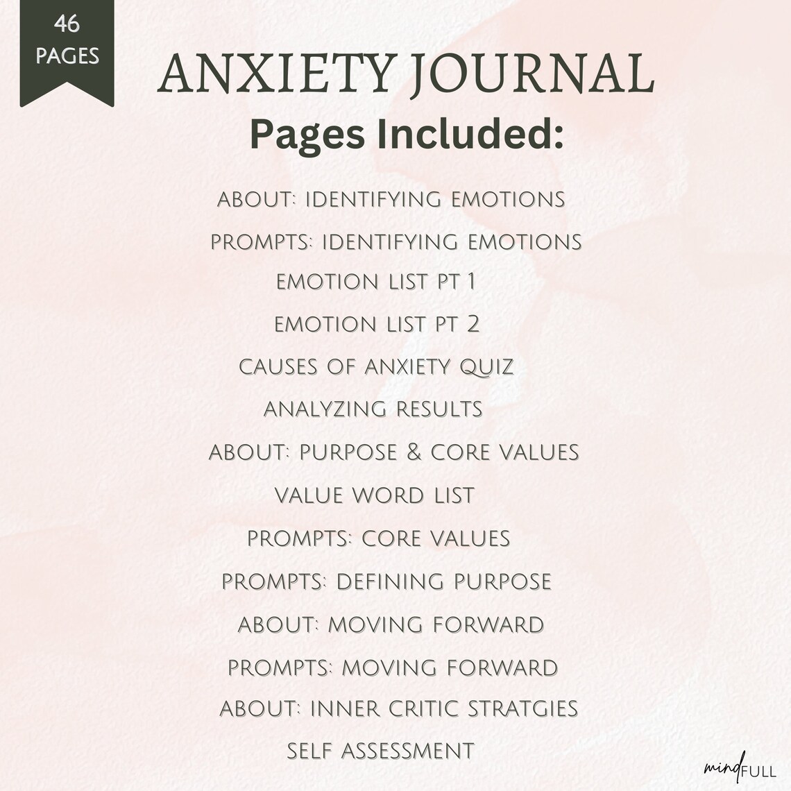 Anxiety Printable Worksheets Self Care Printable Planner Anxiety ...