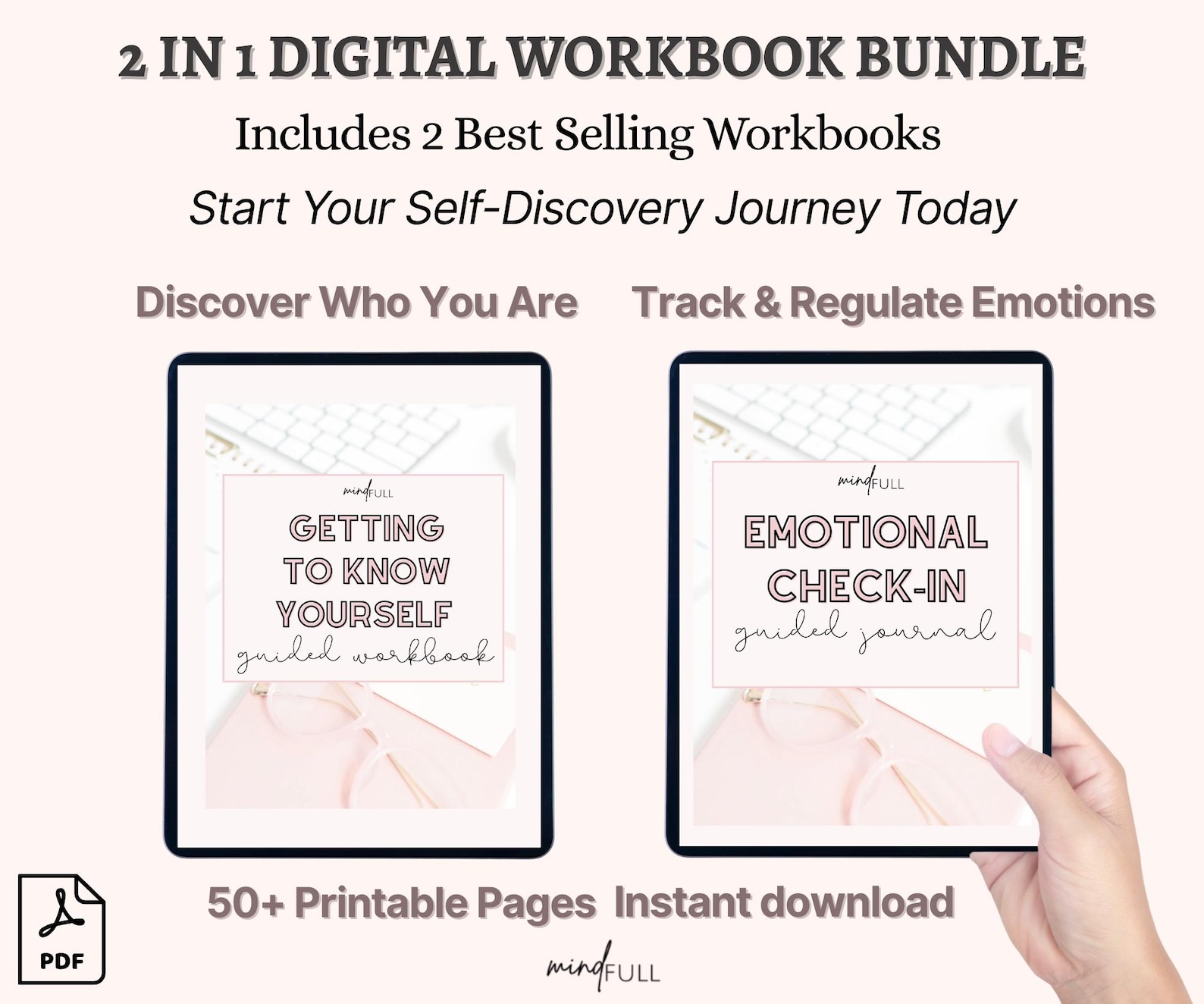 Self-discovery Workbook: Identity & Emotional Check-in Journal (PDF ...