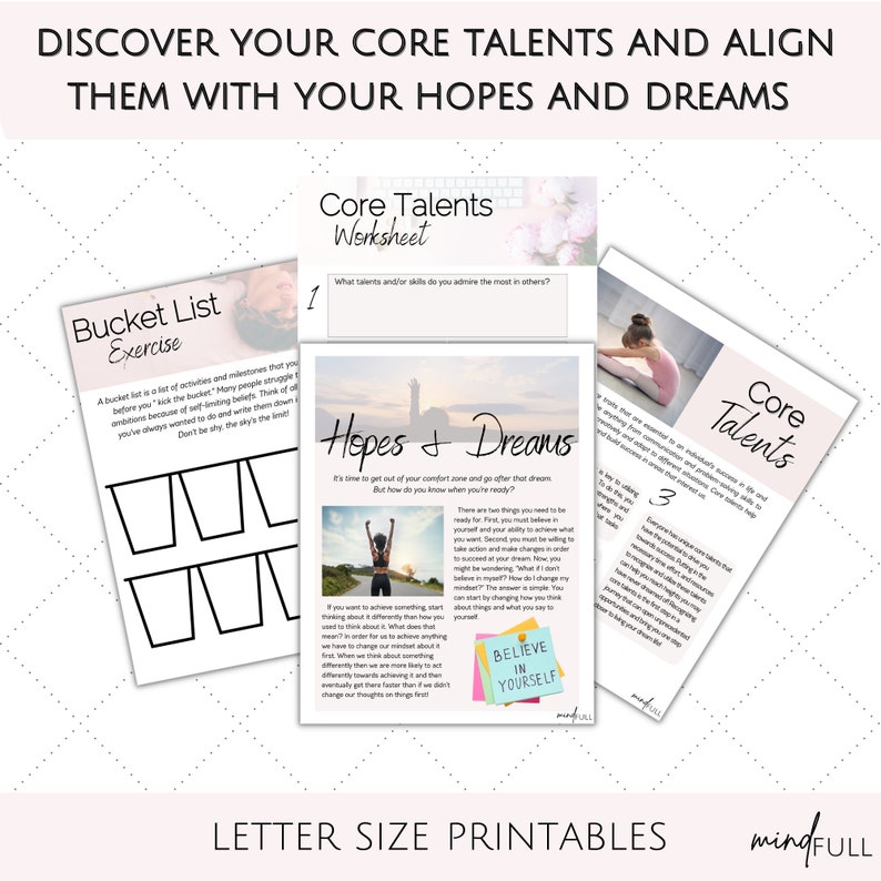 Core Belief Worksheet Core Values Assessment Worksheets With Core ...