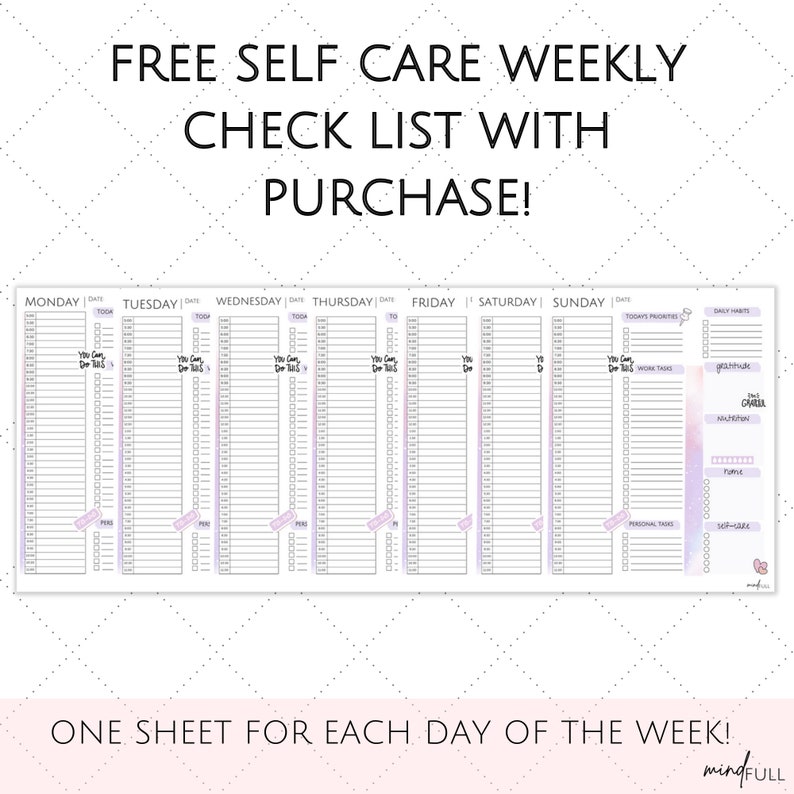 Emotional Check-in Worksheets for Self-care | Feelings Mood Tracker PDF ...