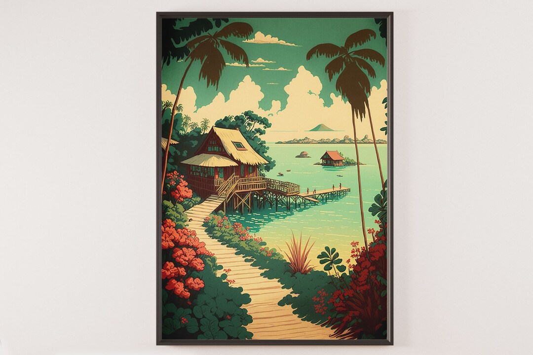 Maldives Poster Digital, Art, Print, Prints, Printable, Download ...