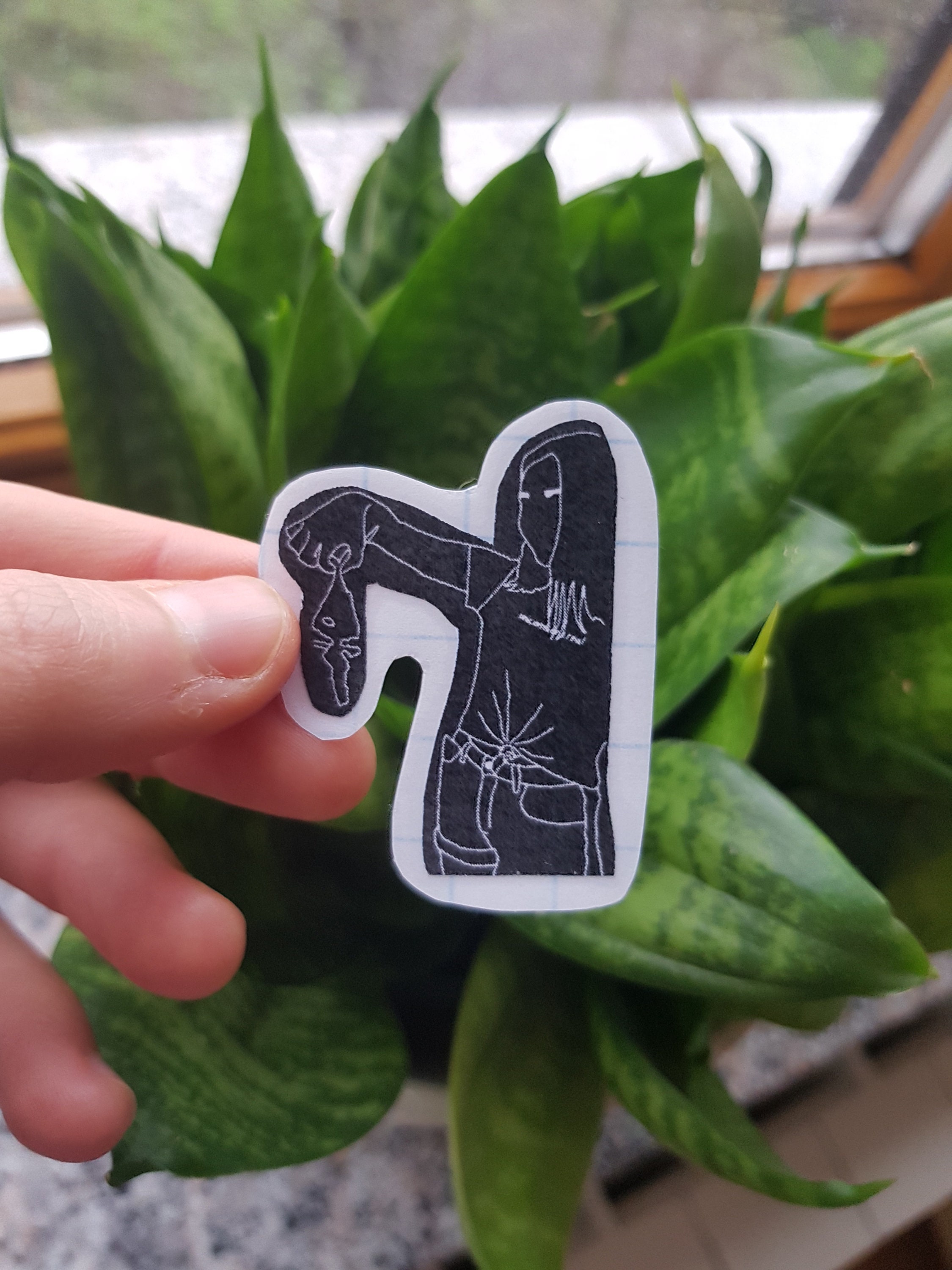 Line Art Custom Stickers Photo-to-sticker Custom Couple Sticker Custom ...