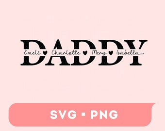 Daddy Split Png - Etsy