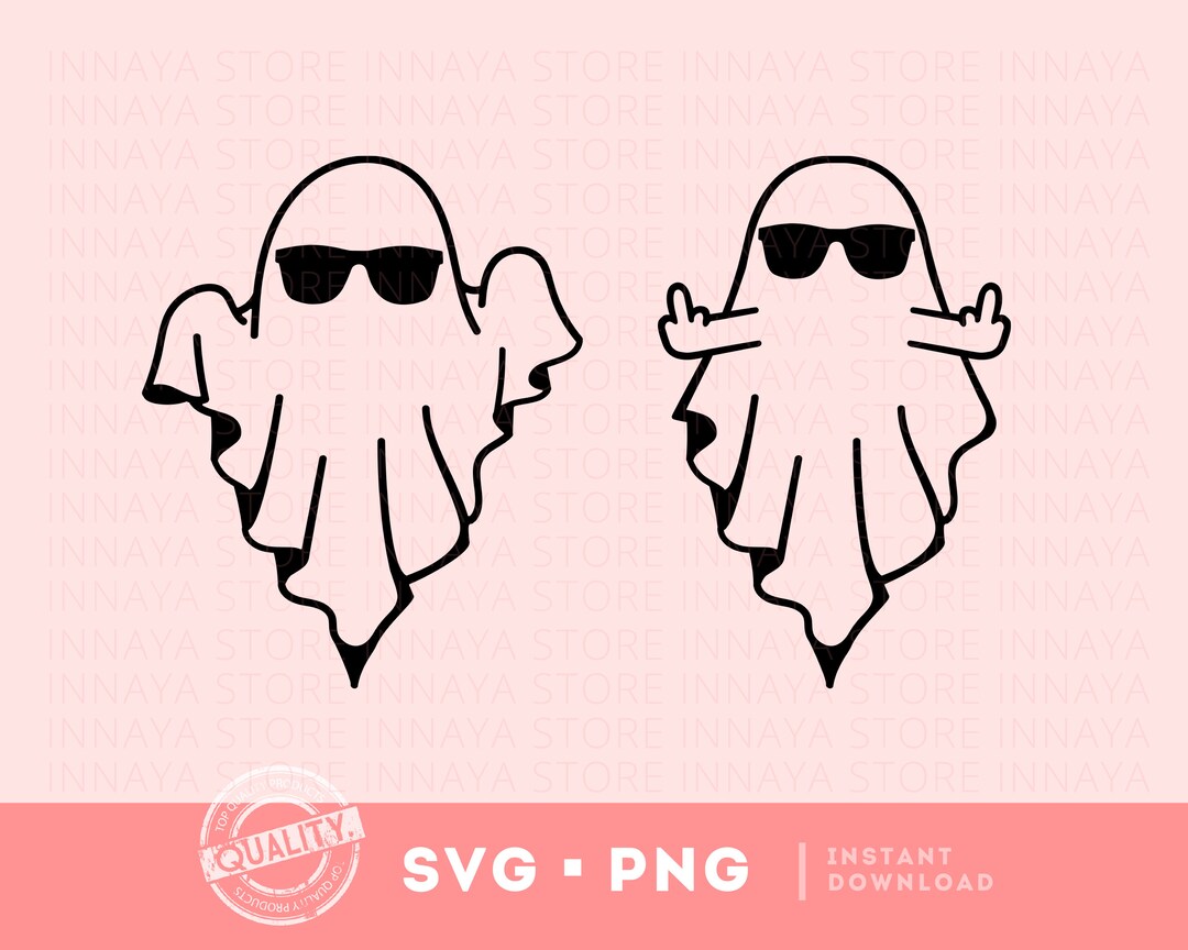 Ghost Middle Finger Svg Png Ghost Svg Png This is Some Boo - Etsy