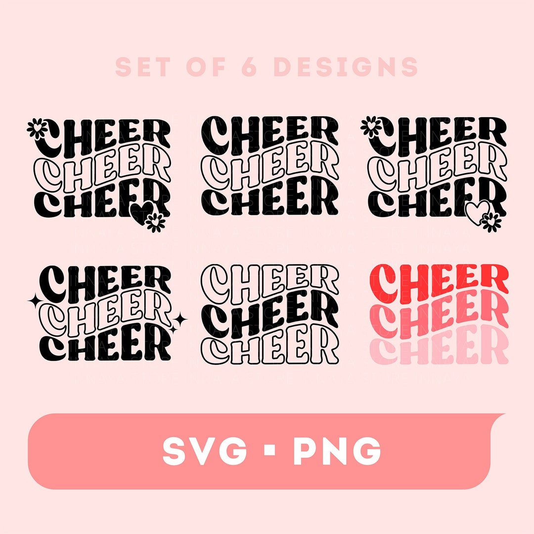 Cheer SVG File Instant Download Cheer Bundle for Cricut - Etsy
