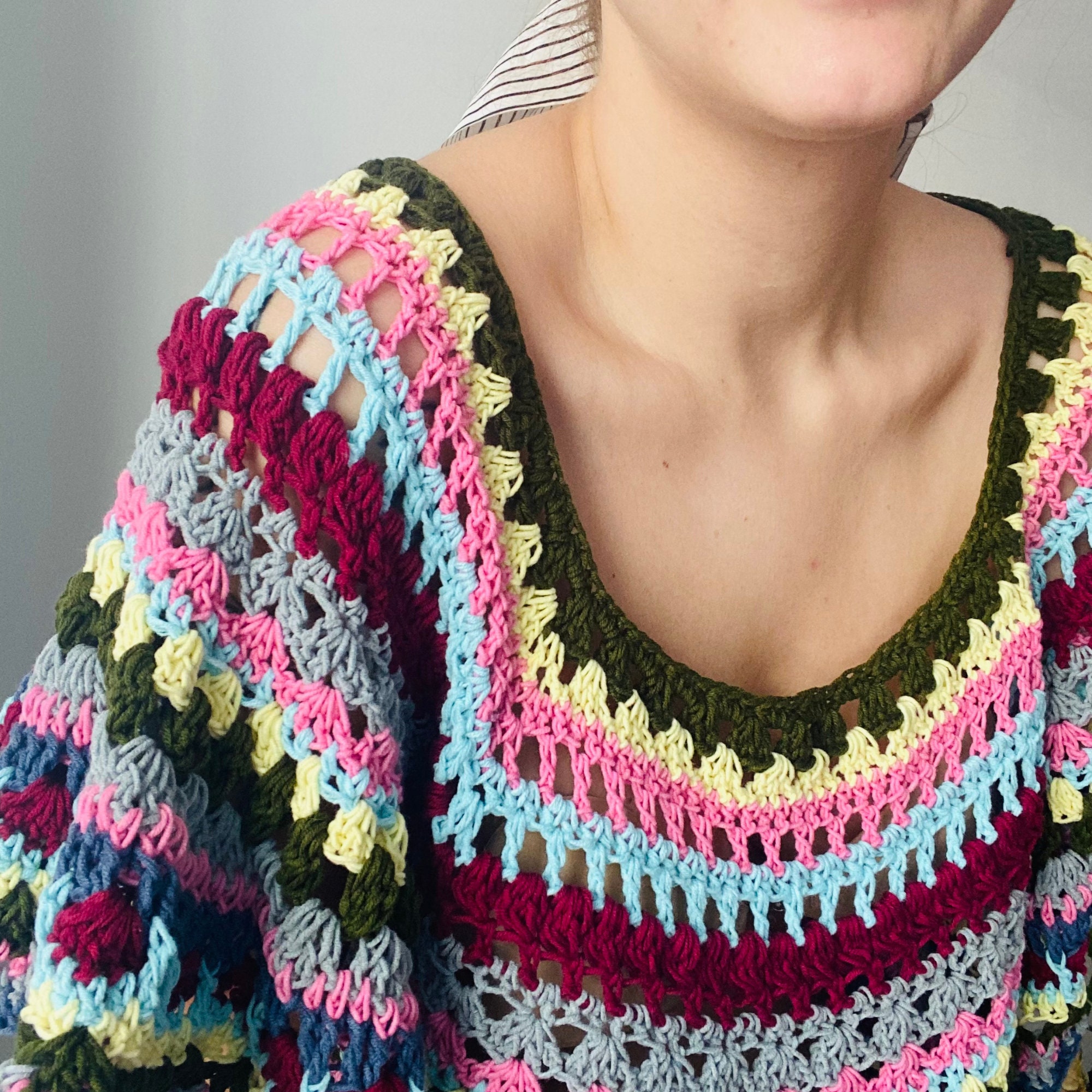 Crochet Frida Sweater Pattern Gift for Her and Bohemian - Etsy
