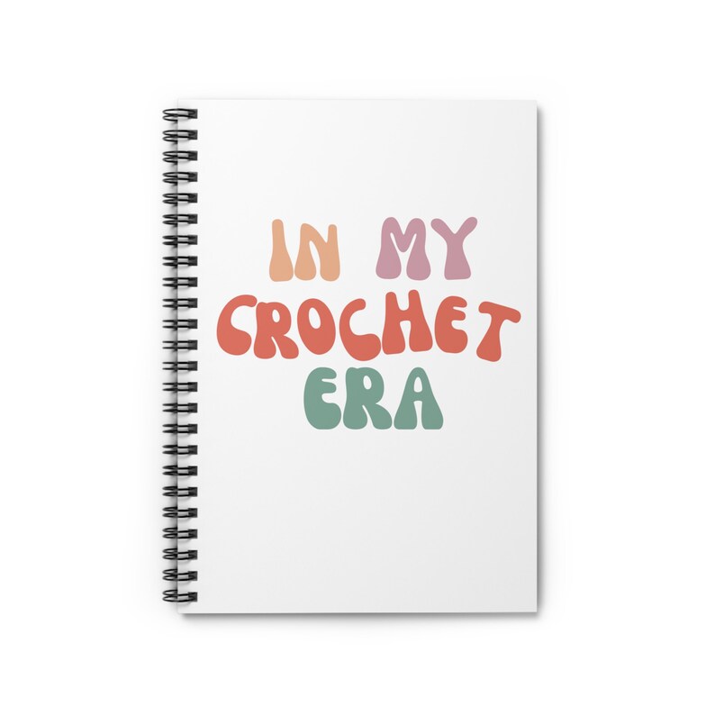 Crochet Notebook, in My Crochet Era, Crochet Journal, Gifts for ...