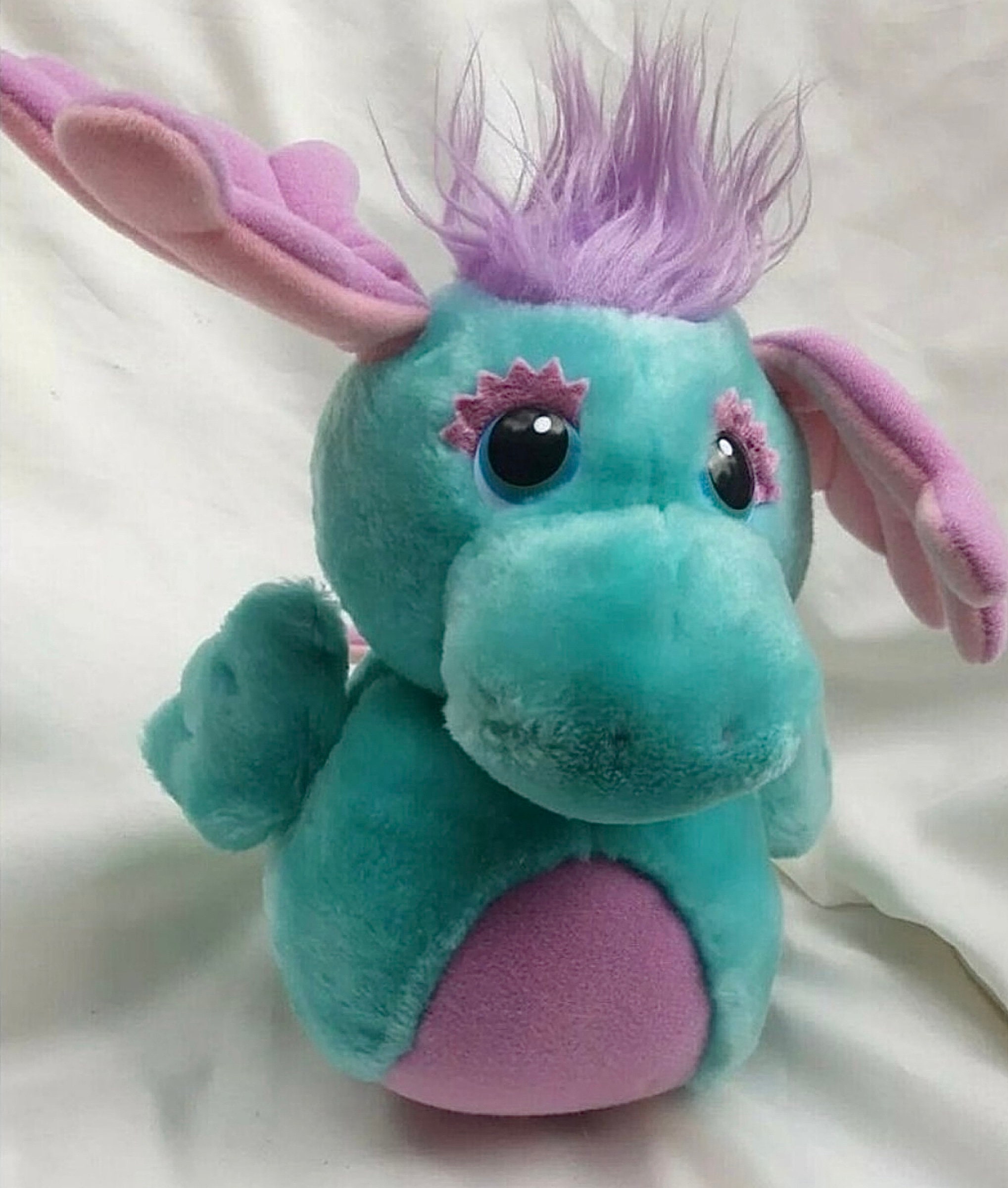 Vintage Wuzzles Hasbro Disney Moosel Plush Doll 9 Seahorse/moose ...