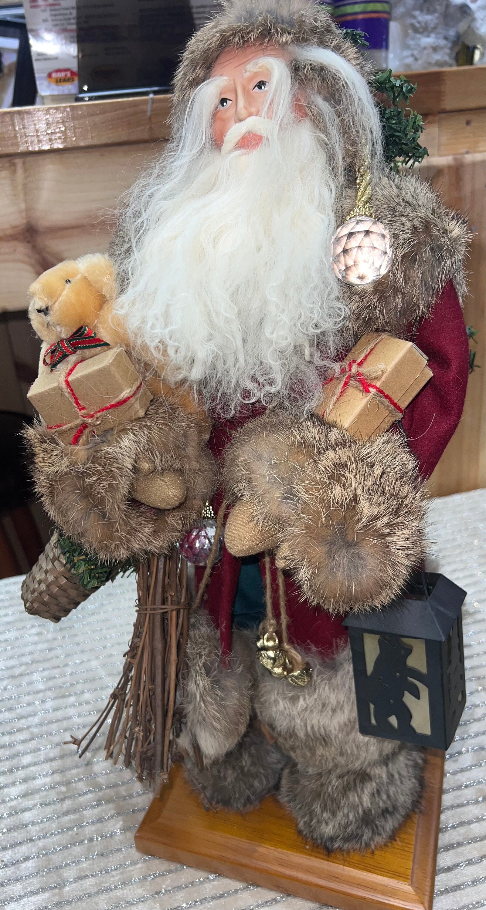 Rare Vintage Victorian Custom Handmade Art Saint Nicolas Santa Claus ...