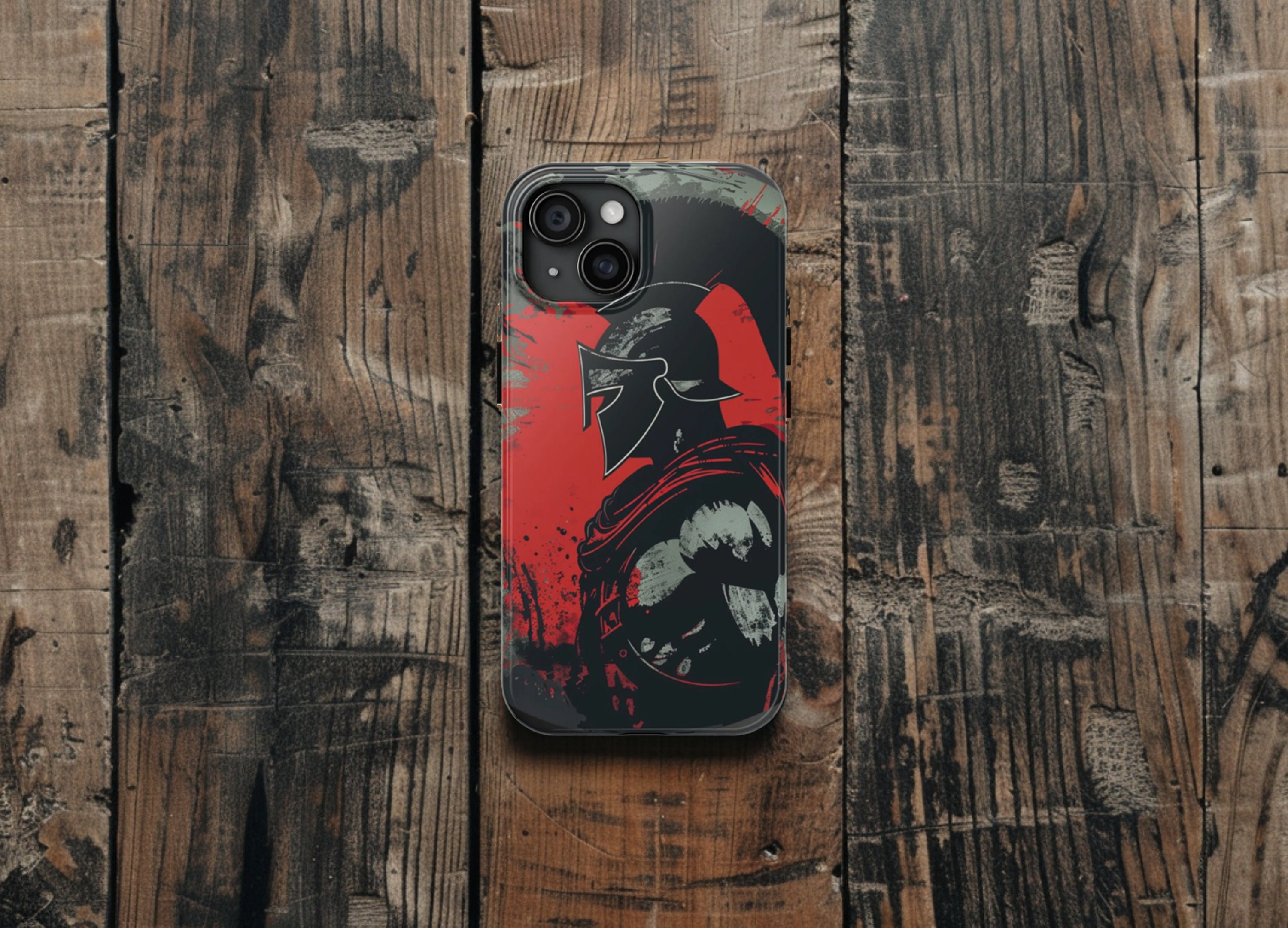 Spartan Warrior Phone Case, Tough Phone Case, Greek Mythology Art, Cool ...