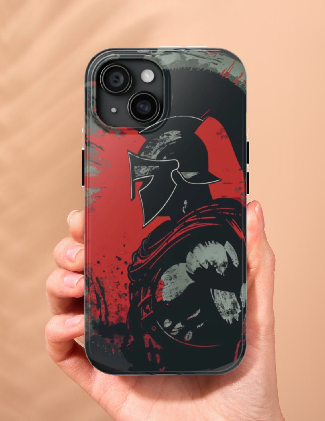Spartan Warrior Phone Case, Tough Phone Case, Greek Mythology Art, Cool ...