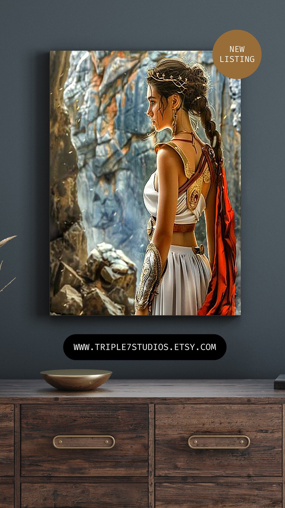 Spartan Beauty, Symbol of Beauty and Resolve AI Art, Digital Download ...