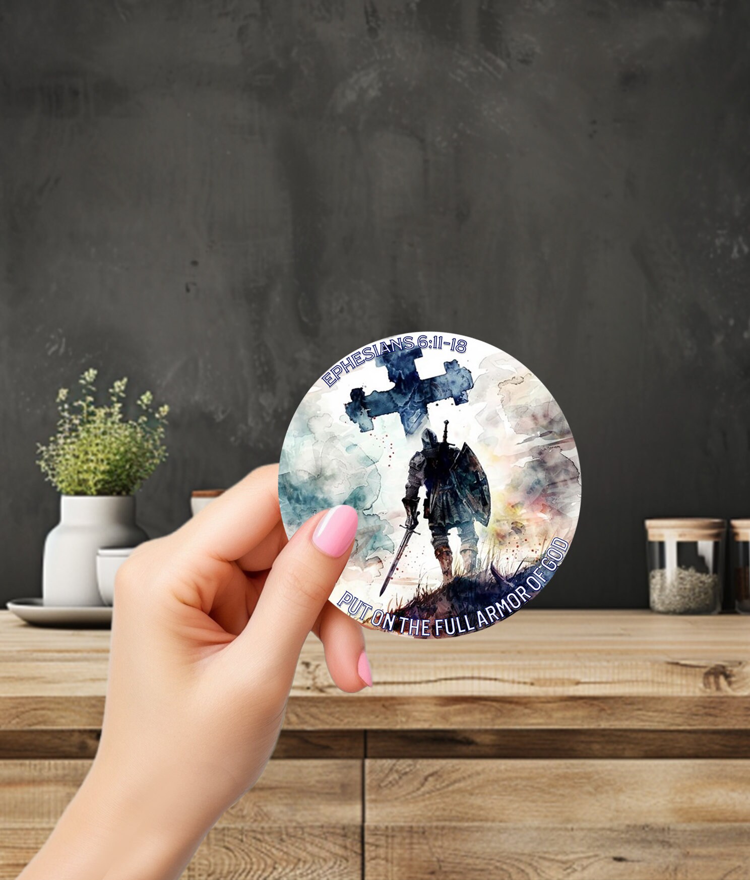 The Full Armor of God Sticker, Biblical Sticker Jesus Sticker, Bible ...