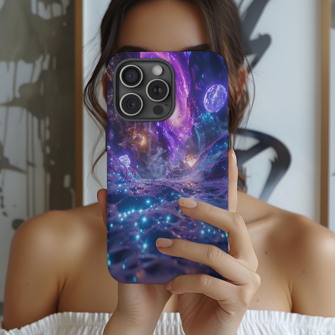 Galaxy Space iPhone Case, Cosmic Phone Case, Starry Sky Cover ...