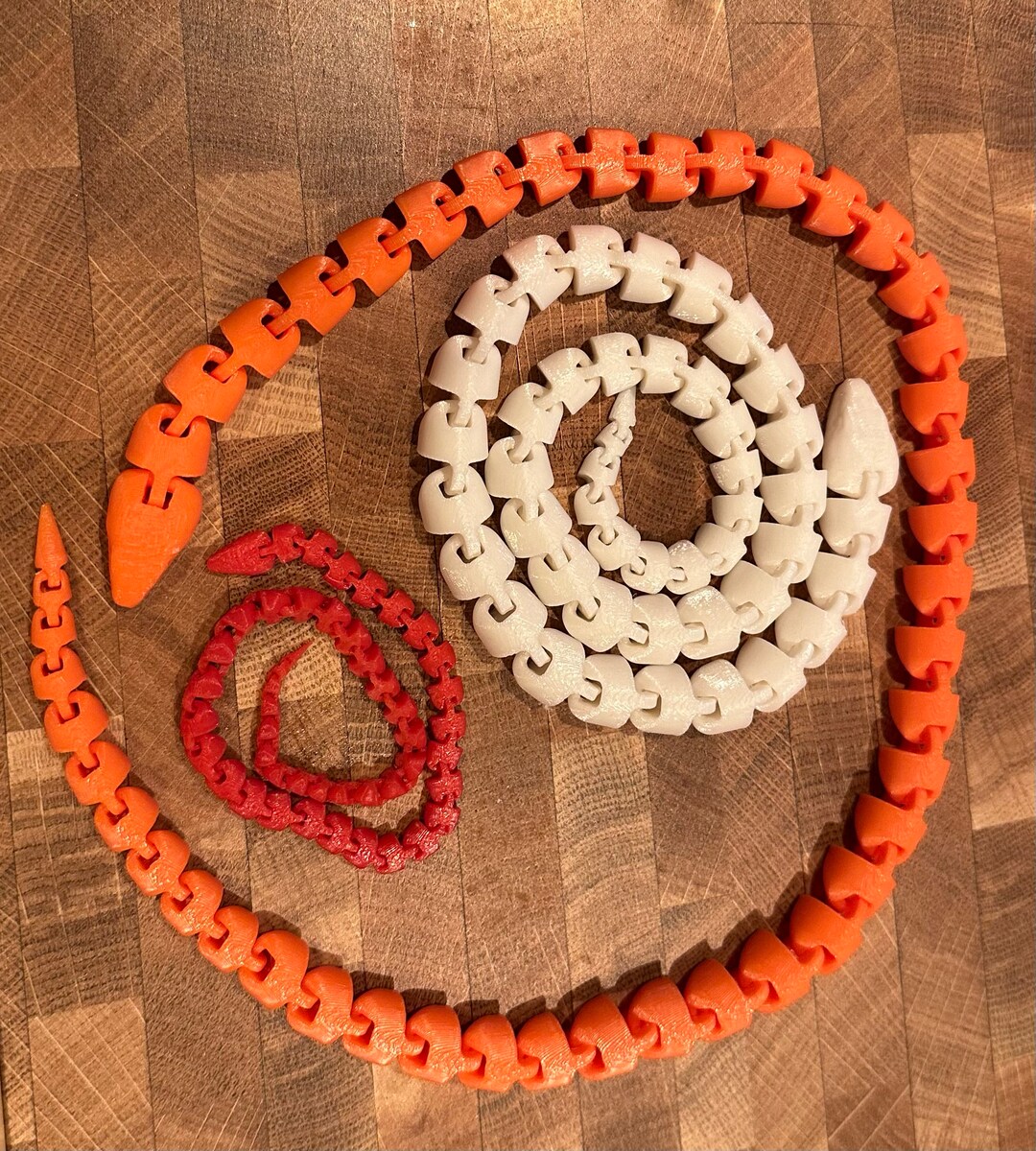Flexisnake Fidget Toy (3 Size Options) - Flexible Snake Toy - Many ...
